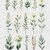 60 Watercolor Flower Elements, Clipart, Graphic Bundle, Watercolor ...