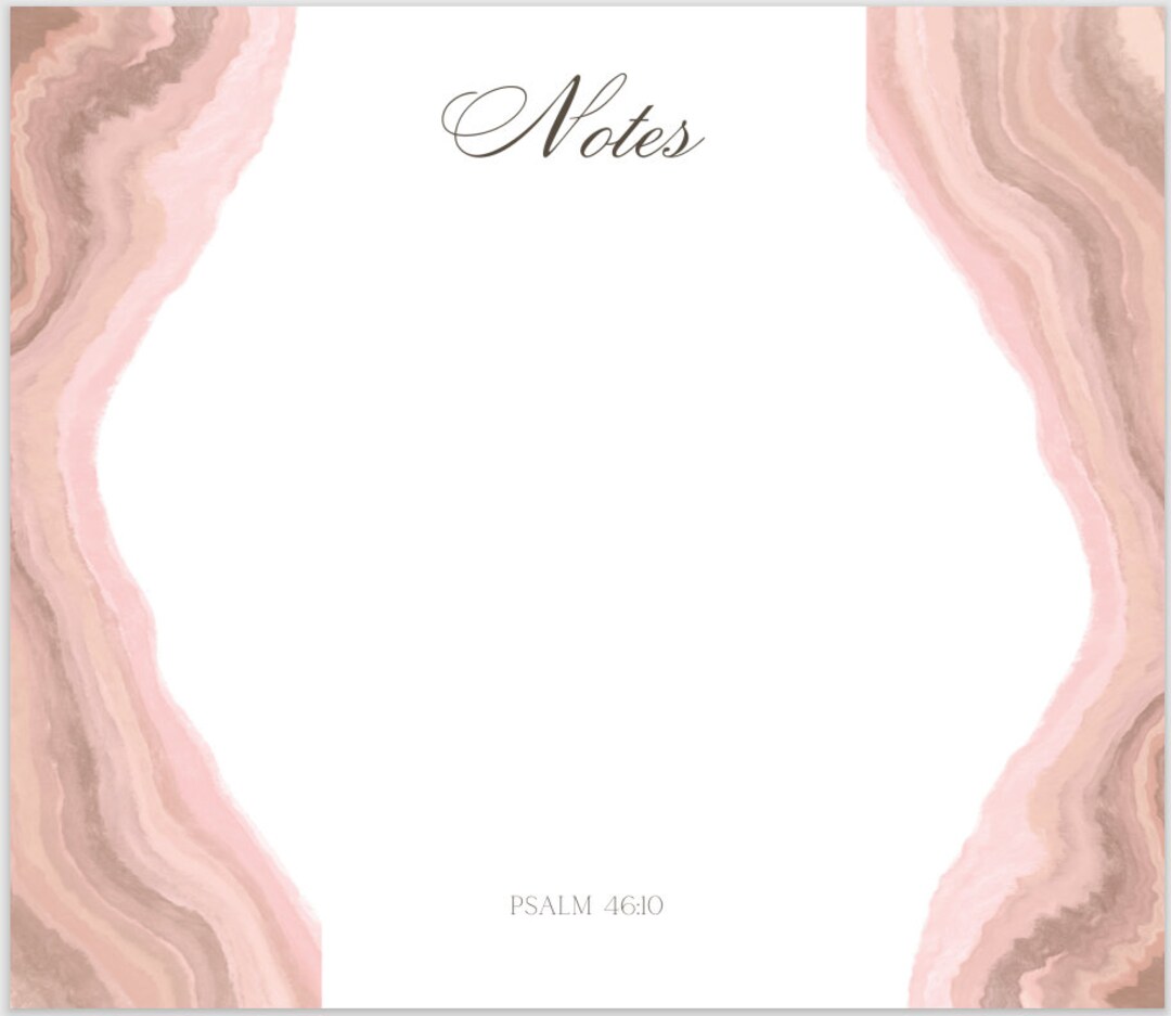 Printable Bible Verse Notes Church Notes Freehand Note Paper INSTANT ...