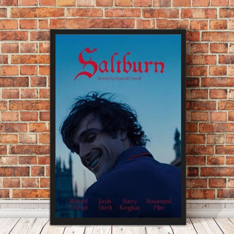 Saltburn Movie Poster 2023, Saltburn Classic Movie Poster Print, Art ...