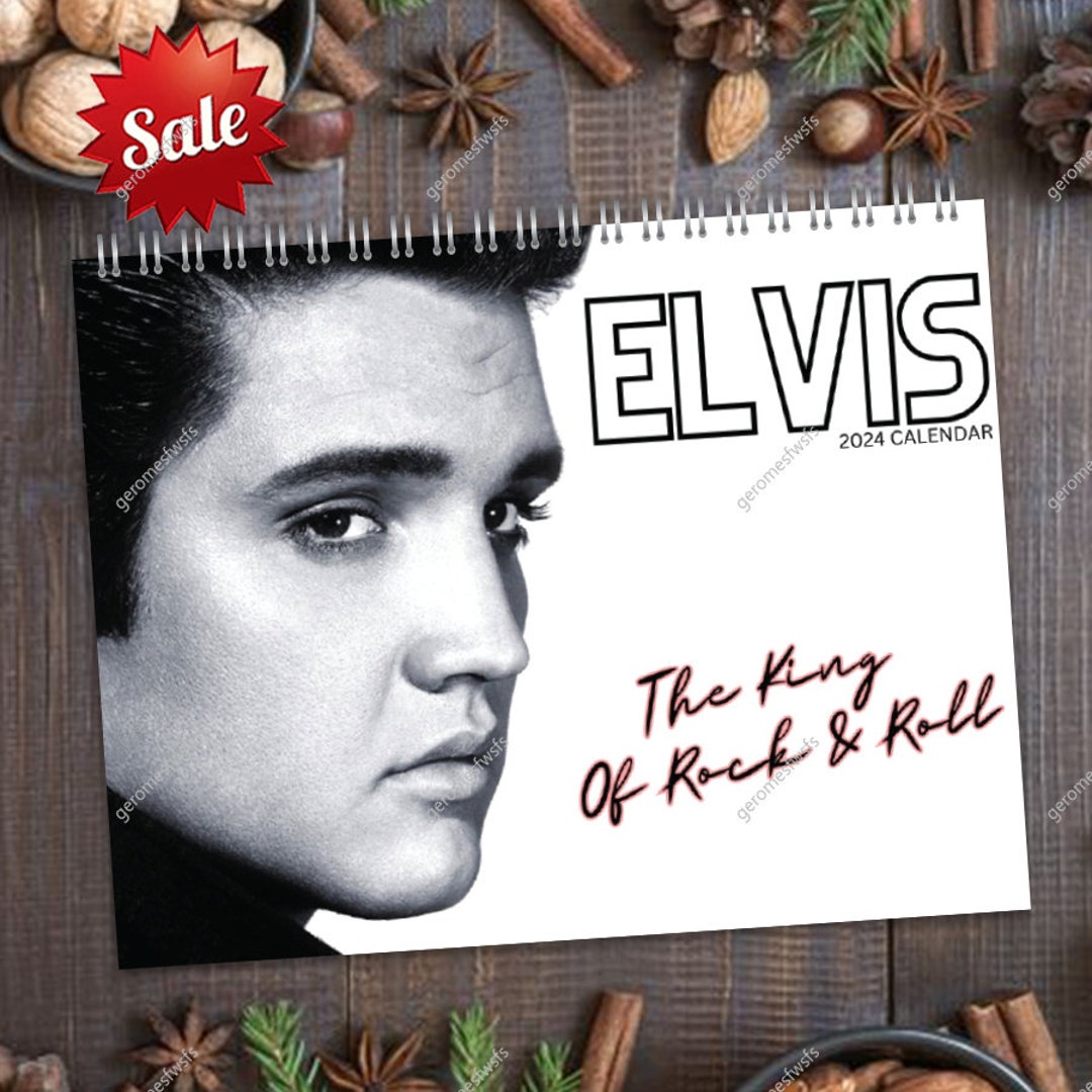 Elvis Wall Calendar 2024 , Elvis Presley 2024 Wall Calendar, the ...
