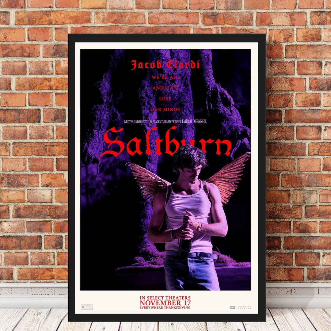 Saltburn Movie Poster 2023 Film, Saltburn Classic Movie Poster Print ...