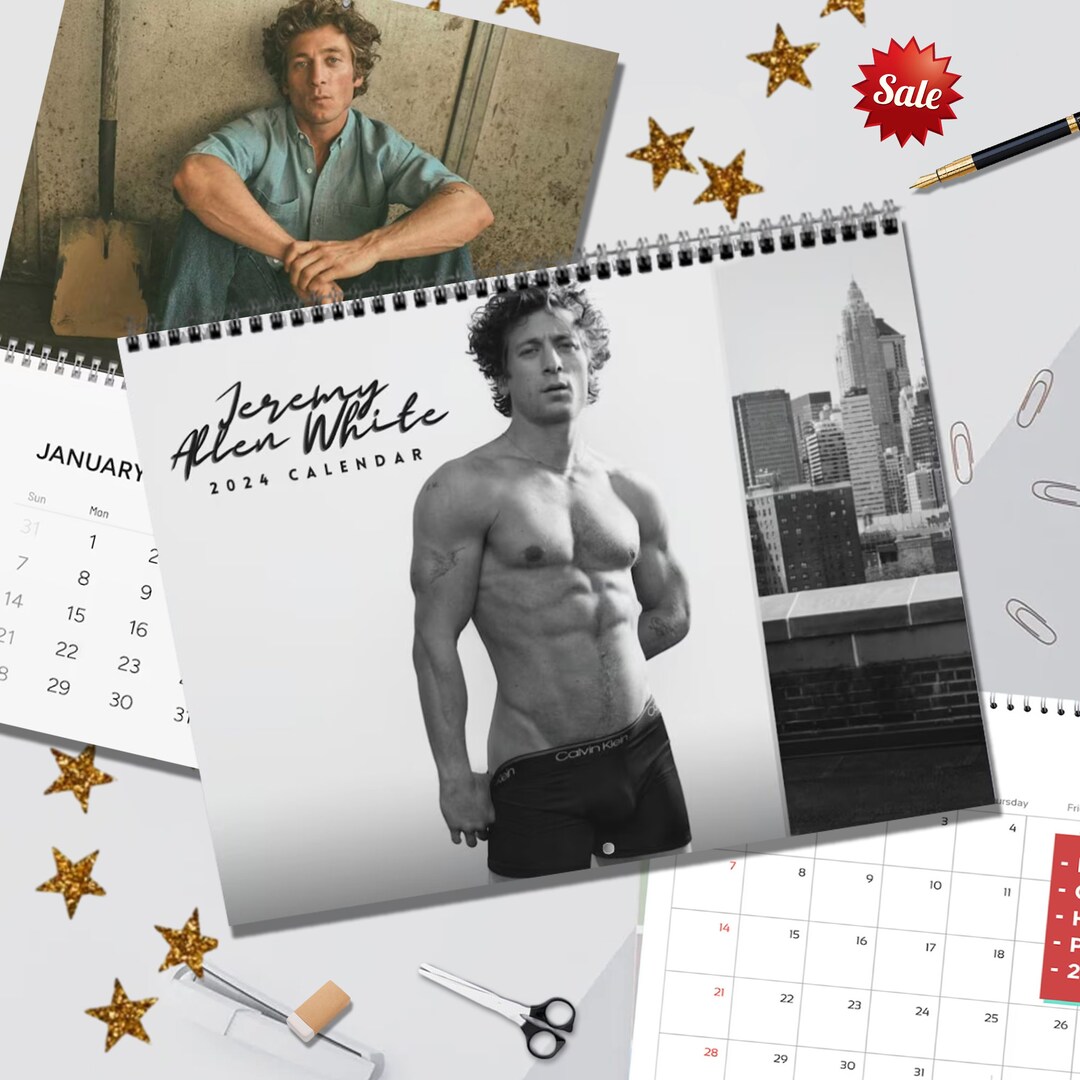 Jeremy Allen White Wall Calendar 2024, Shameless Star Calendar, the ...