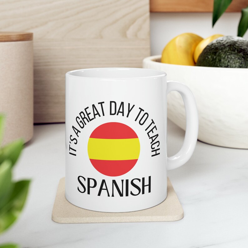 Spanish Teacher Gift, Spanish Teacher Appreciation Mug, Spanish Teacher ...