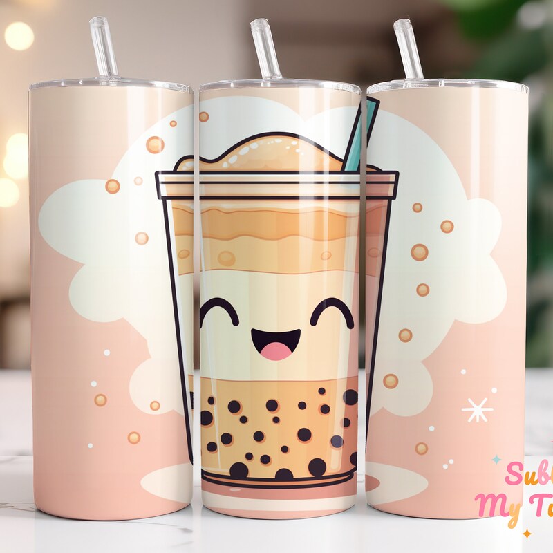 Kawaii Bubble Tea Cup - Etsy