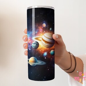 Planets of the Solar System Tumbler Wrap: 20oz Skinny Tumbler ...