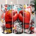 Boxing Gloves Tumbler Wrap Boxing Sublimation 20oz Skinny Tumbler ...