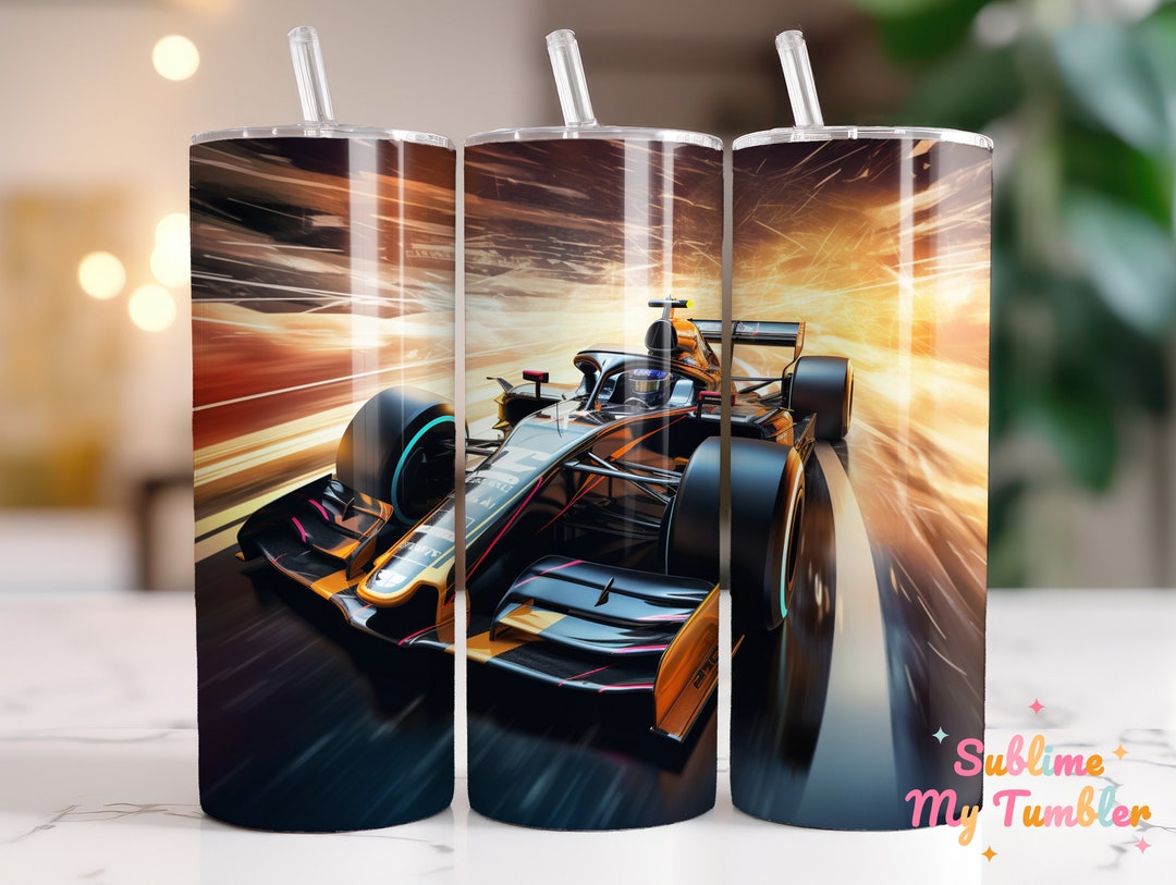 Speed Racer Formula One Tumbler Wrap: 20oz Skinny Tumbler Sublimation ...