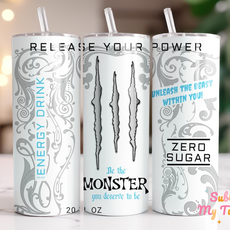 Drinking 2 Monsters - Etsy