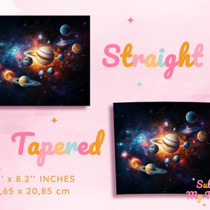 Planets of the Solar System, Solar System Tumbler, 20oz Skinny Tumbler ...