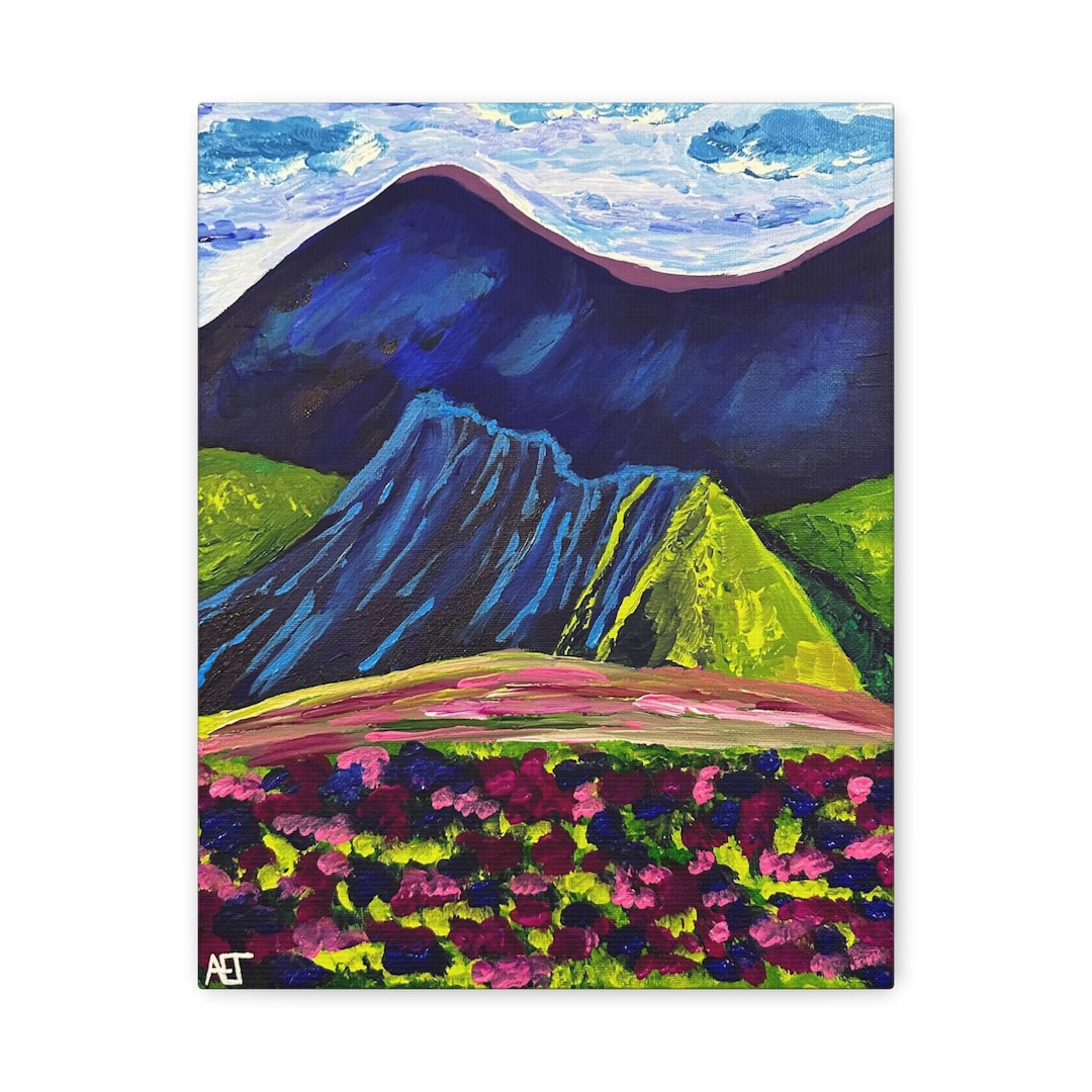 Violet Vallies Canvas Print - Etsy