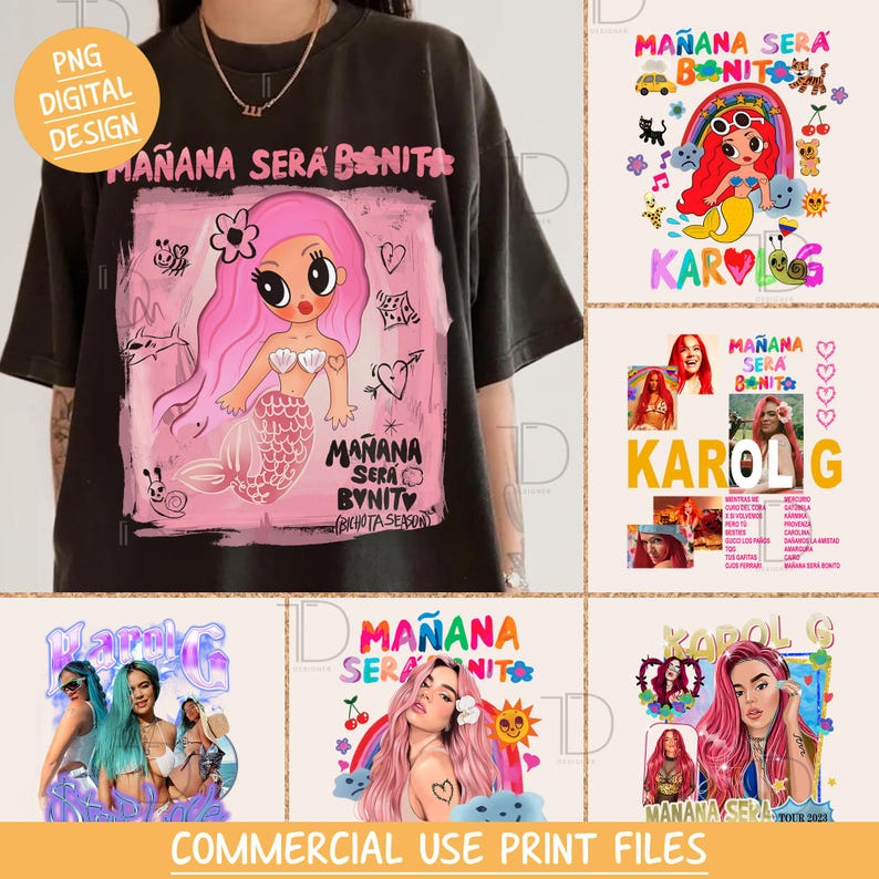 Karol G Png Bundle, Manana Sera Bonito Album Png,karol G Album Png ...