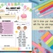 Editable Back to School, All About Me, Printable, Get to Know Me, My ...