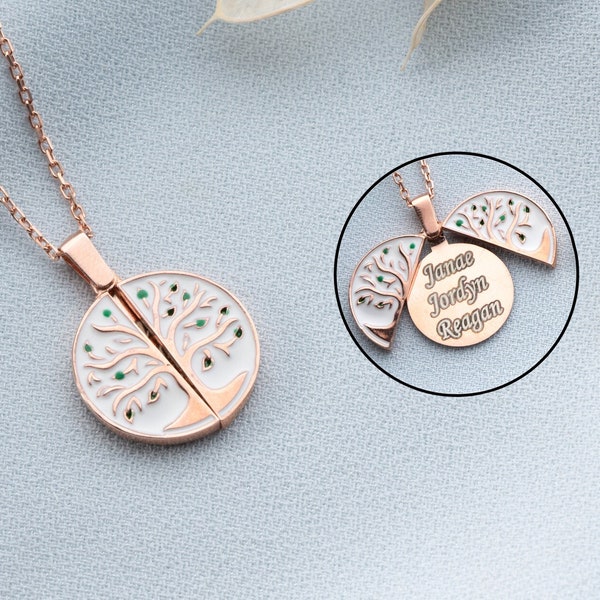 Family Name Necklace - Etsy