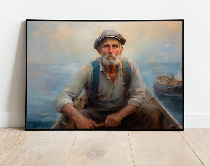 Sea Captain Old Sailor, Fisherman, Lobsterman Clipart/digital Images ...