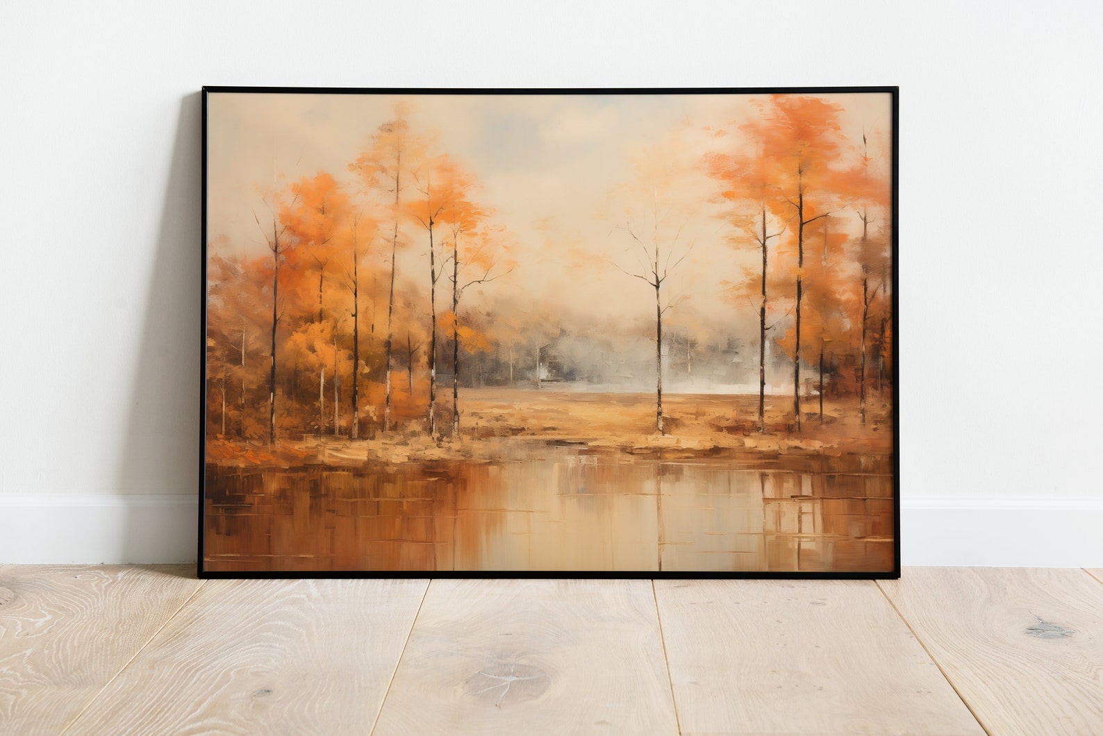Autumn Landscape Painting Autumn Colors Oil Painting Fall Colors Golden ...