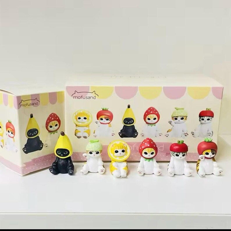 Super Cute Mofusand Fruit Kitty Surprise Box Preorder - Etsy