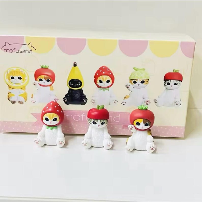 Super Cute Mofusand Fruit Kitty Surprise Box Preorder - Etsy
