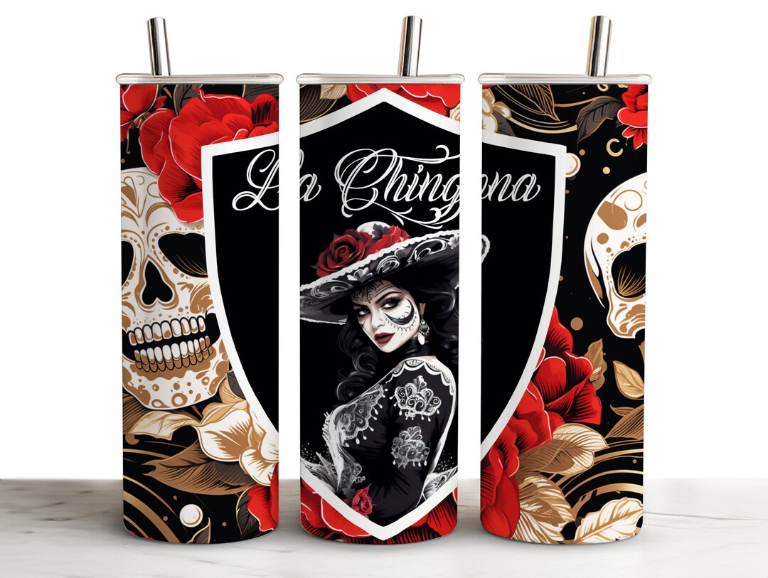 La Chignona 20oz Skinny Tumbler Wrap, PNG, Latina, Raiders, Las Vegas ...