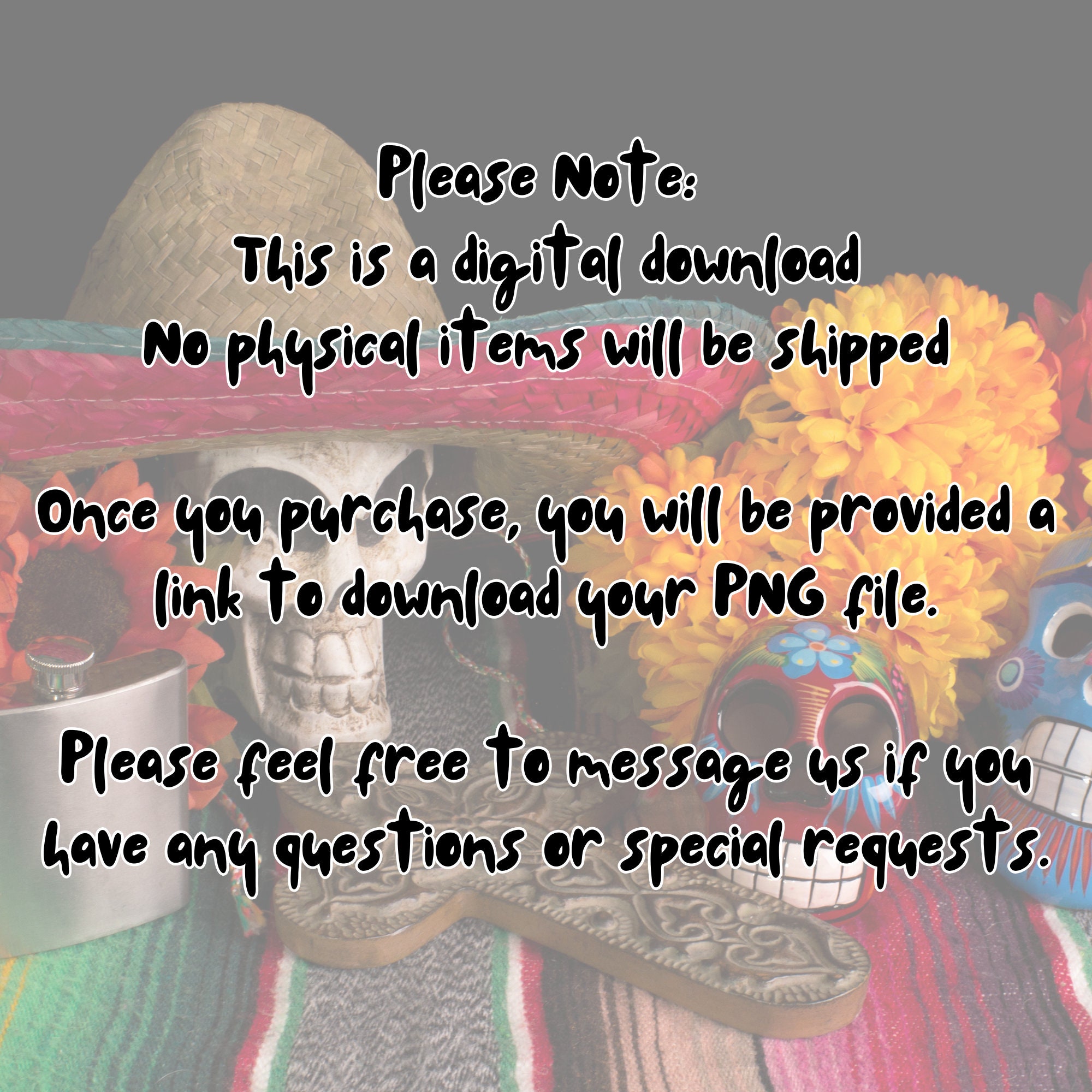 BOORRACHO PNG Borracho El Borracho Sugar Skull Halloween - Etsy