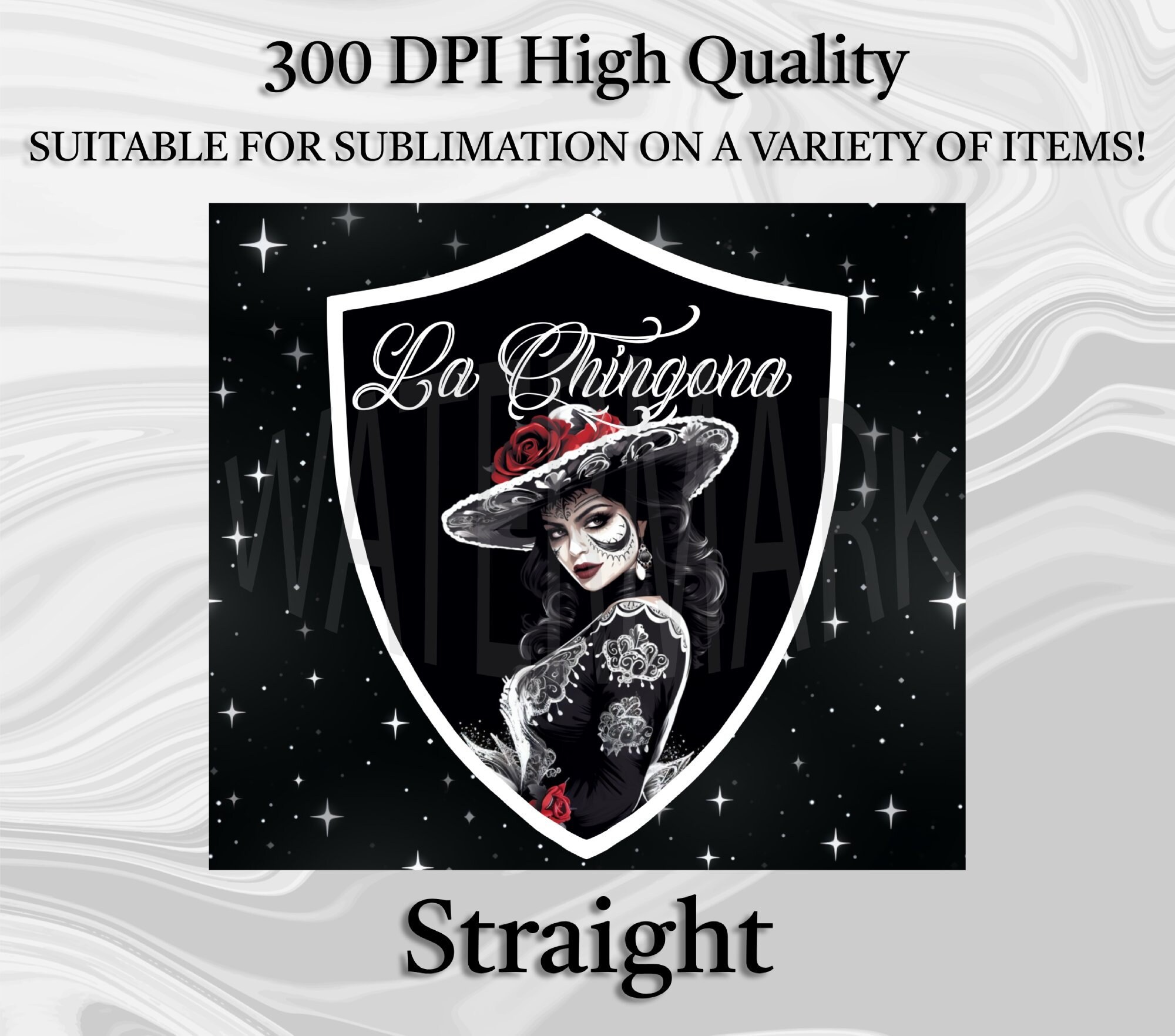 La Chignona 20oz Skinny Tumbler Wrap, PNG, Latina, Raiders, Las Vegas ...