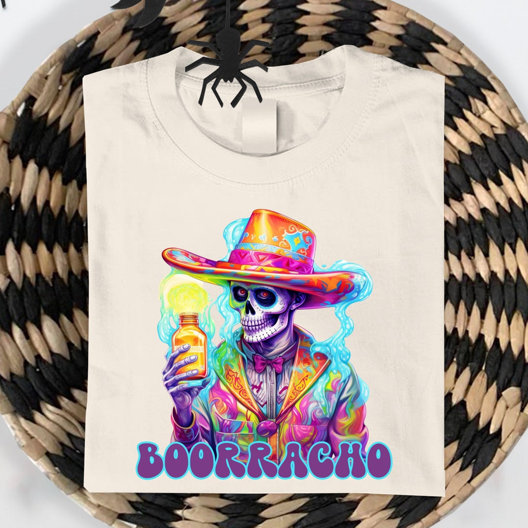 BOORRACHO PNG Borracho El Borracho Sugar Skull Halloween - Etsy