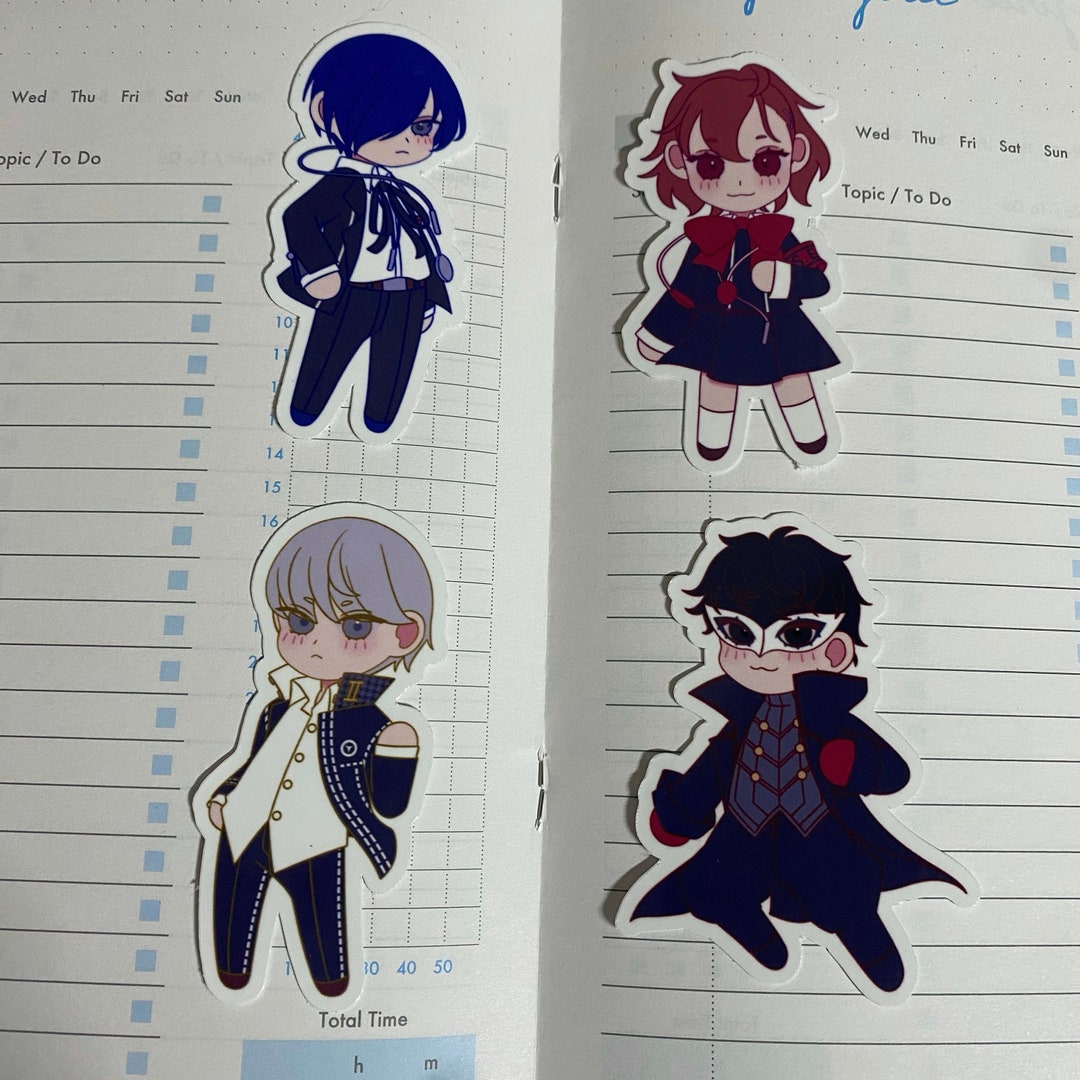 Persona Protagonist Stickers - Etsy