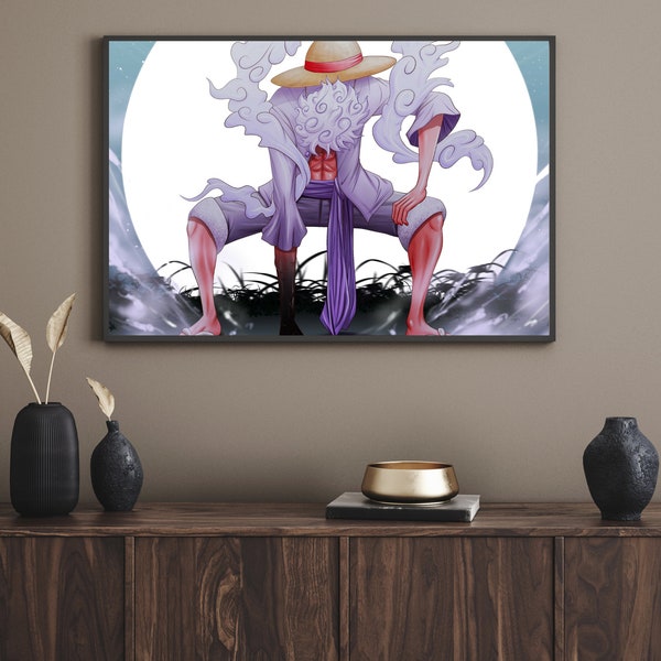 Luffy Anime Poster - Etsy