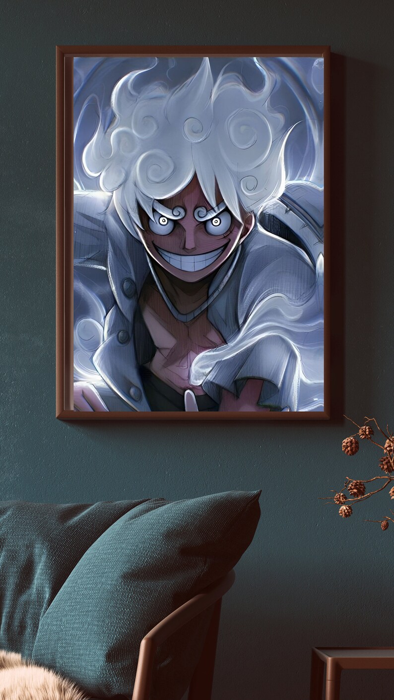 Monkey D. Luffy One Piece Anime Wall Art Anime Room - Etsy UK