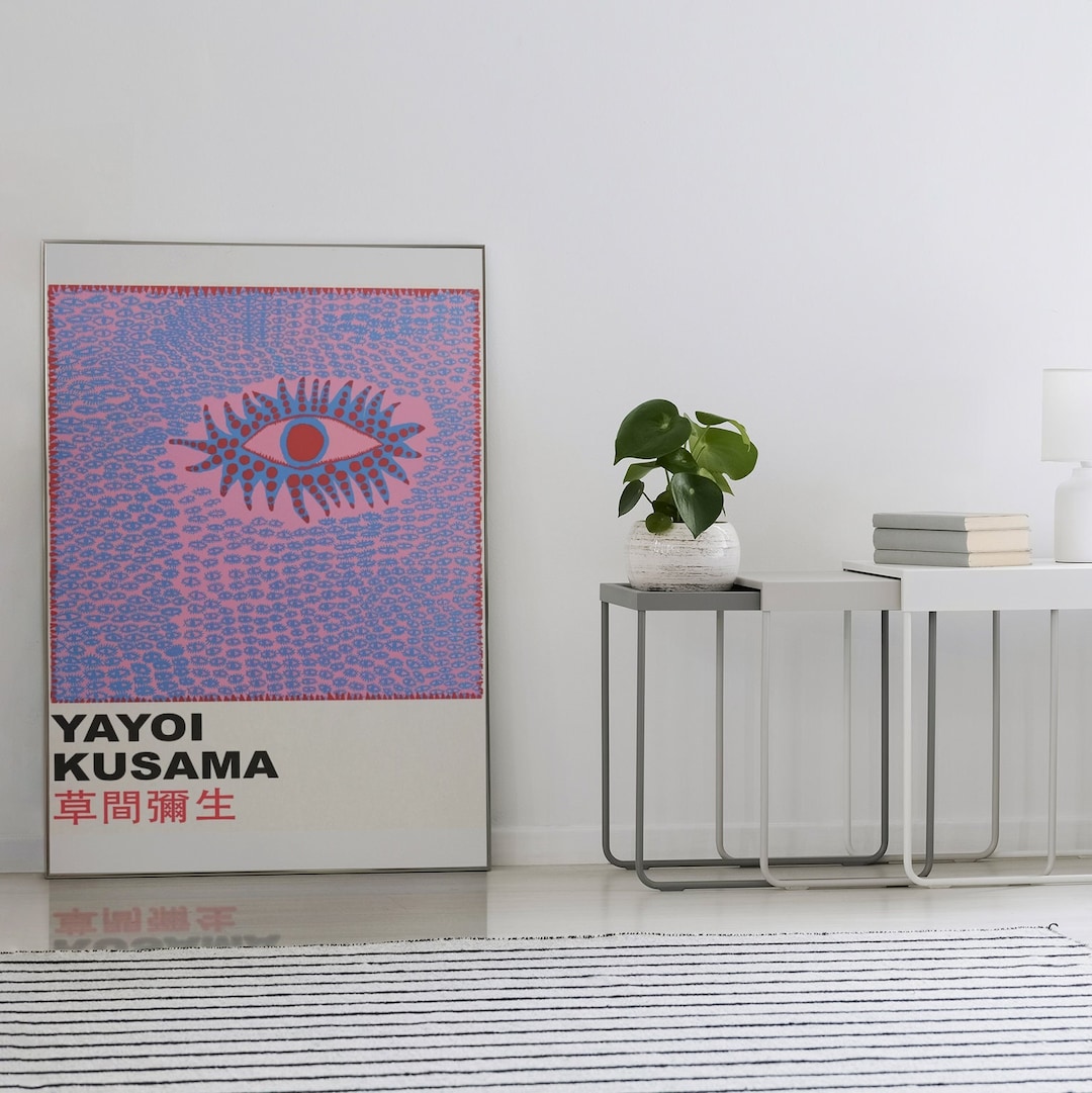 Yayoi Kusama Eye Exhibition Gallery Poster Wall Art Room Decor Poster ...