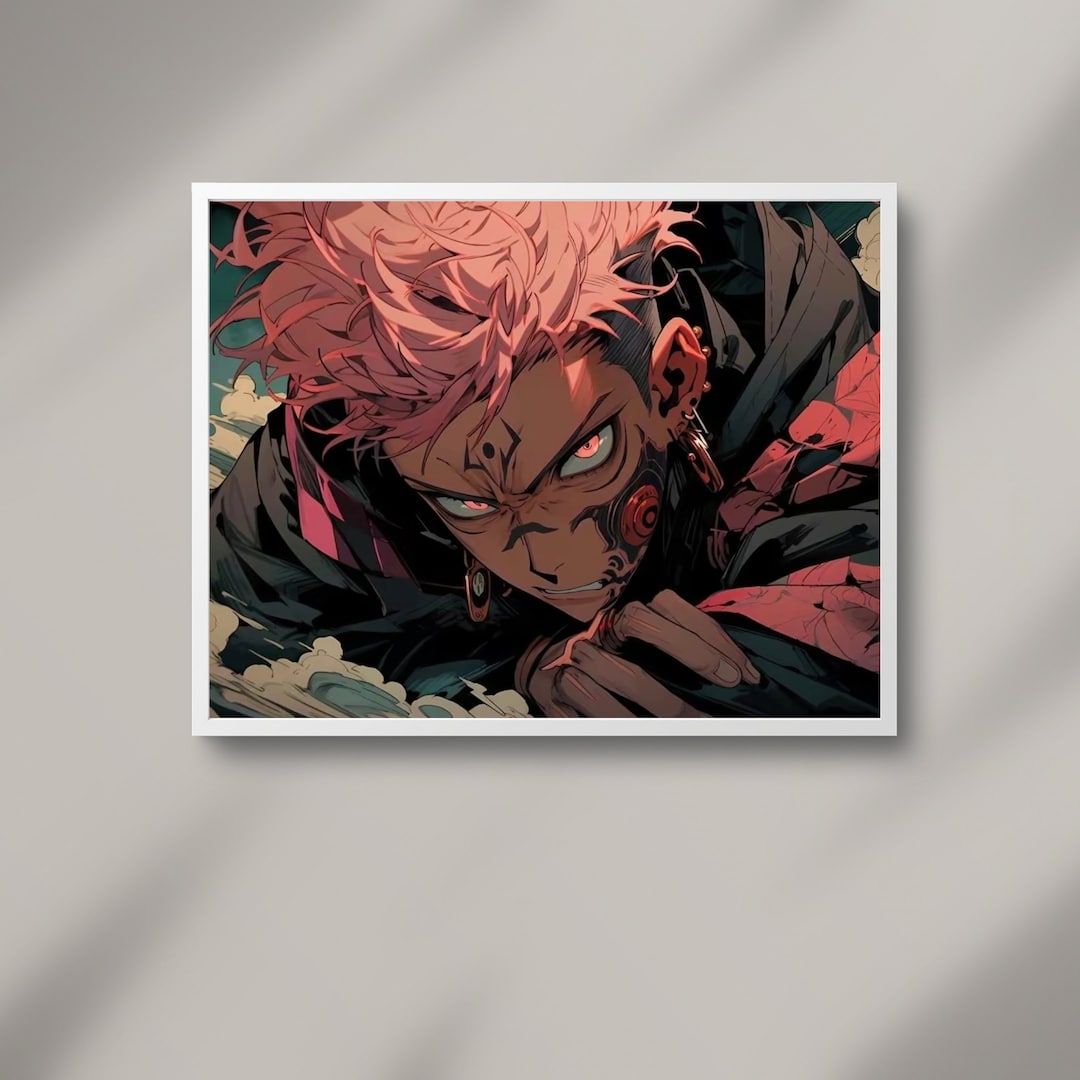Buy Yuji Itadori Sukuna Jujutsu Kaisen Anime Wall Art Anime Room Decor ...
