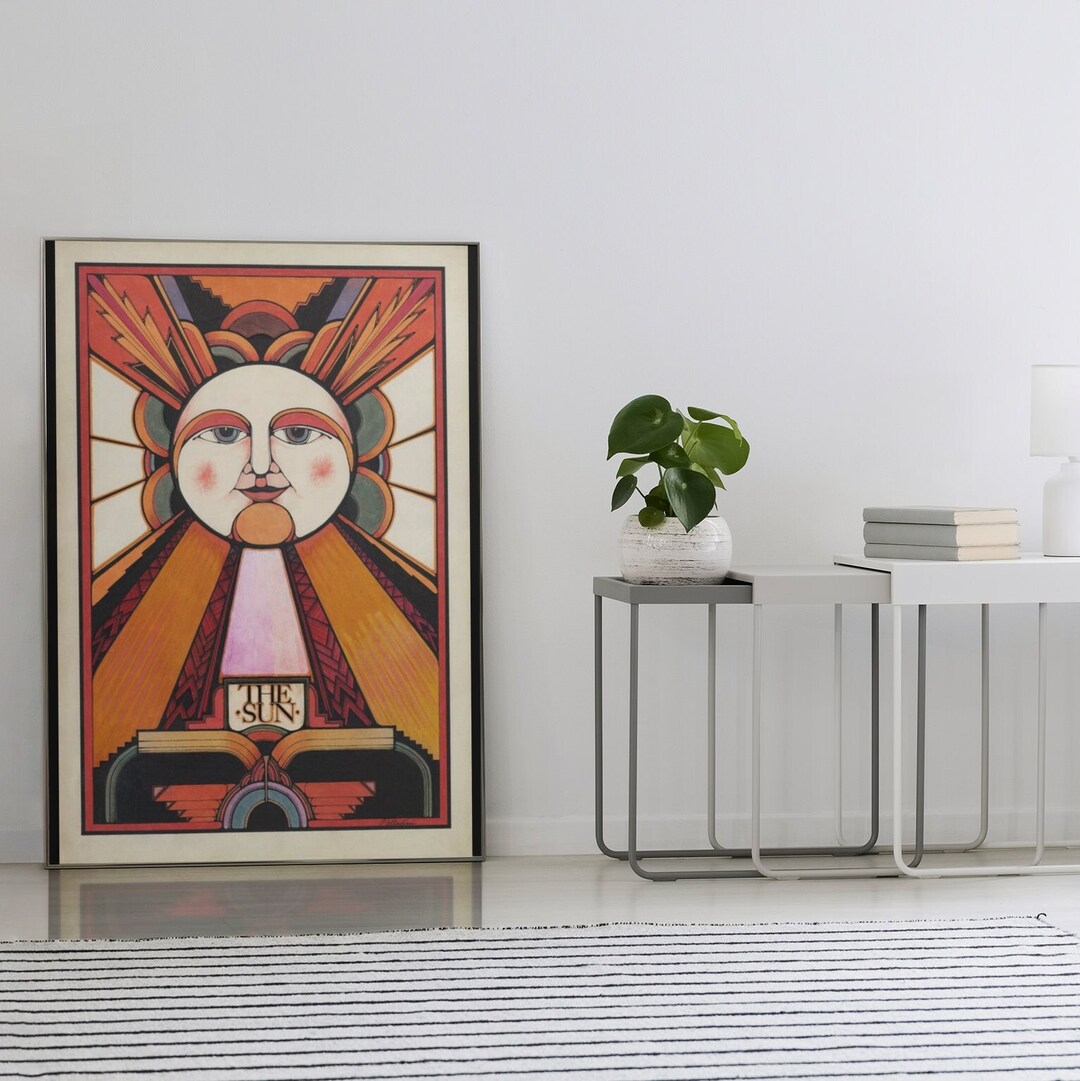 The Sun Spiritual Art Spiritual Wall Art Spiritual Room Decor Spiritual ...