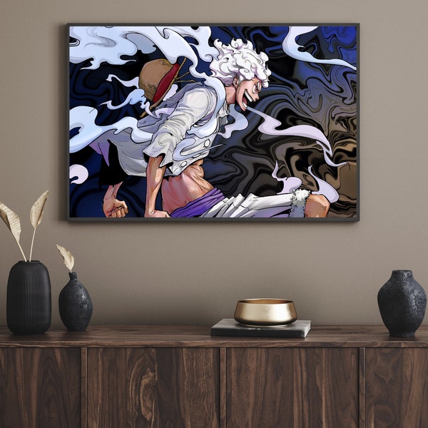 Gear 5 Luffy Poster - Etsy