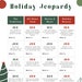 Holiday Jeopardy Game - Etsy