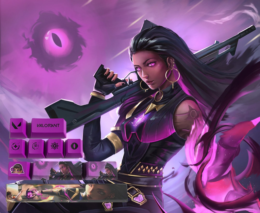 Reyna Valorant Keycaps Agent Abilities and Keys Fits - Etsy Australia