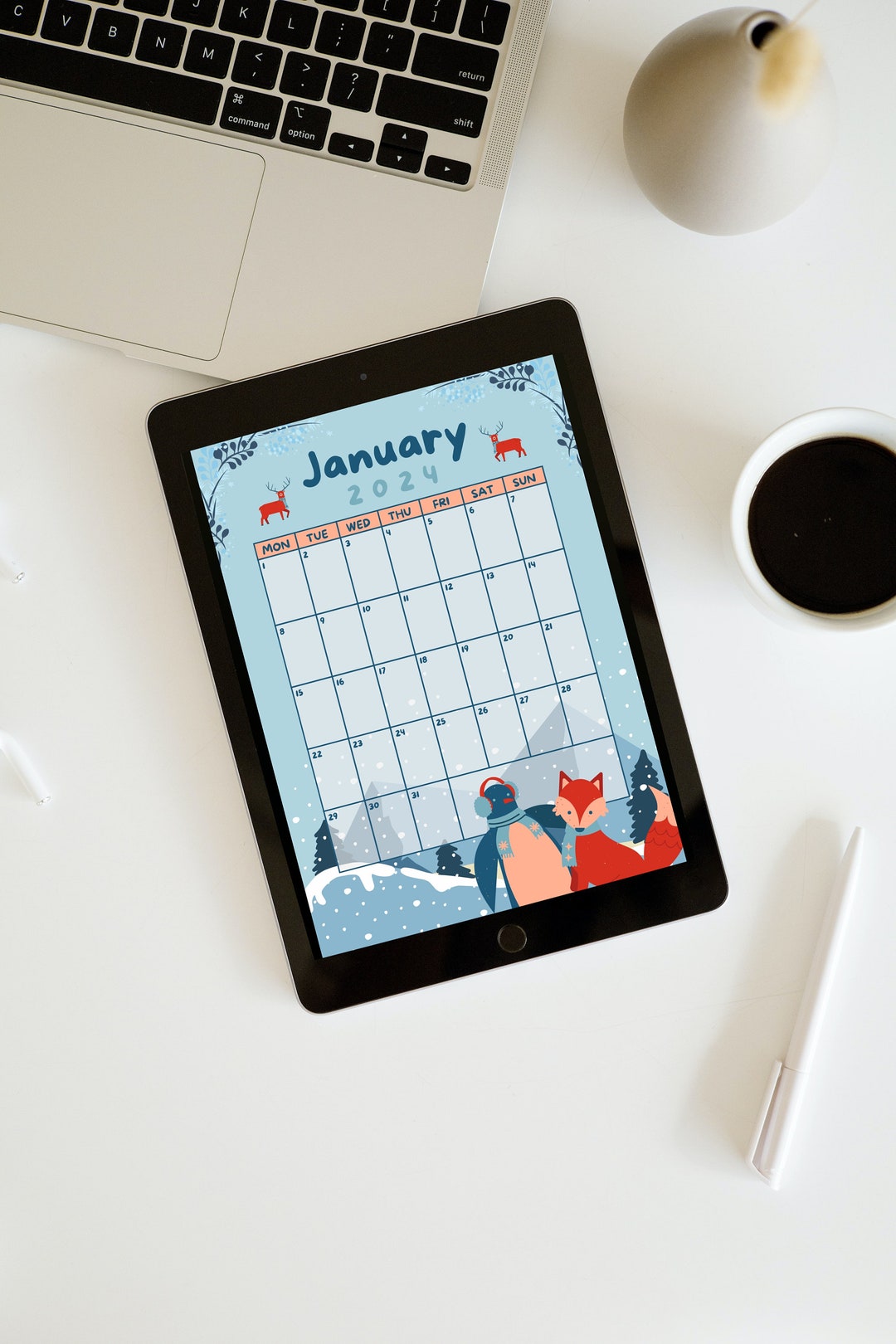 Planner January 2024 - Etsy