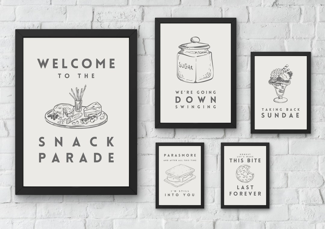 Emo Art Print Bundle Set Pop Punk Gallery Wall Home Decor (digital ...