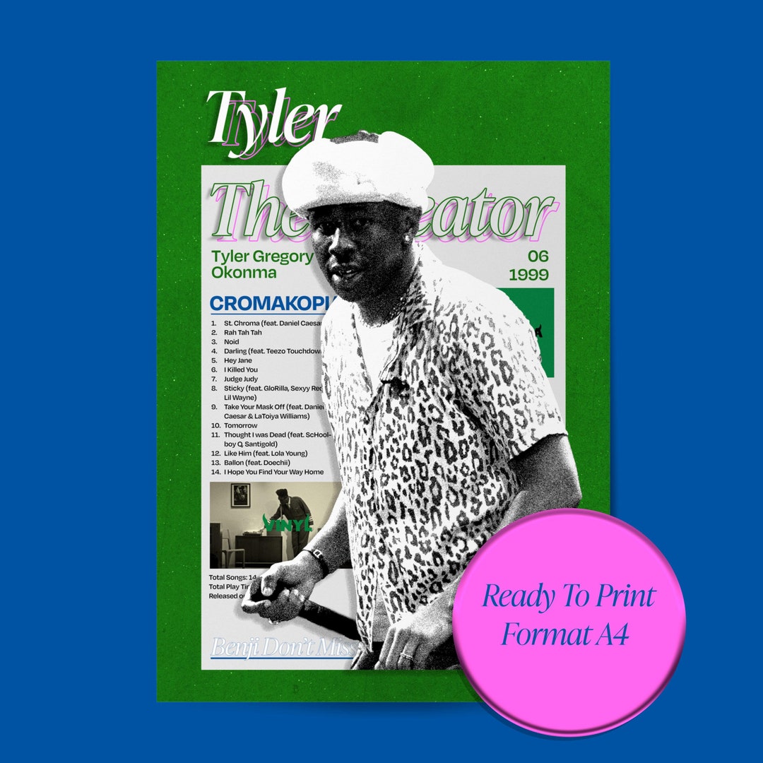 Tyler the Creator CHROMAKOPIA Poster - Tyler the Creator, Music Poster ...