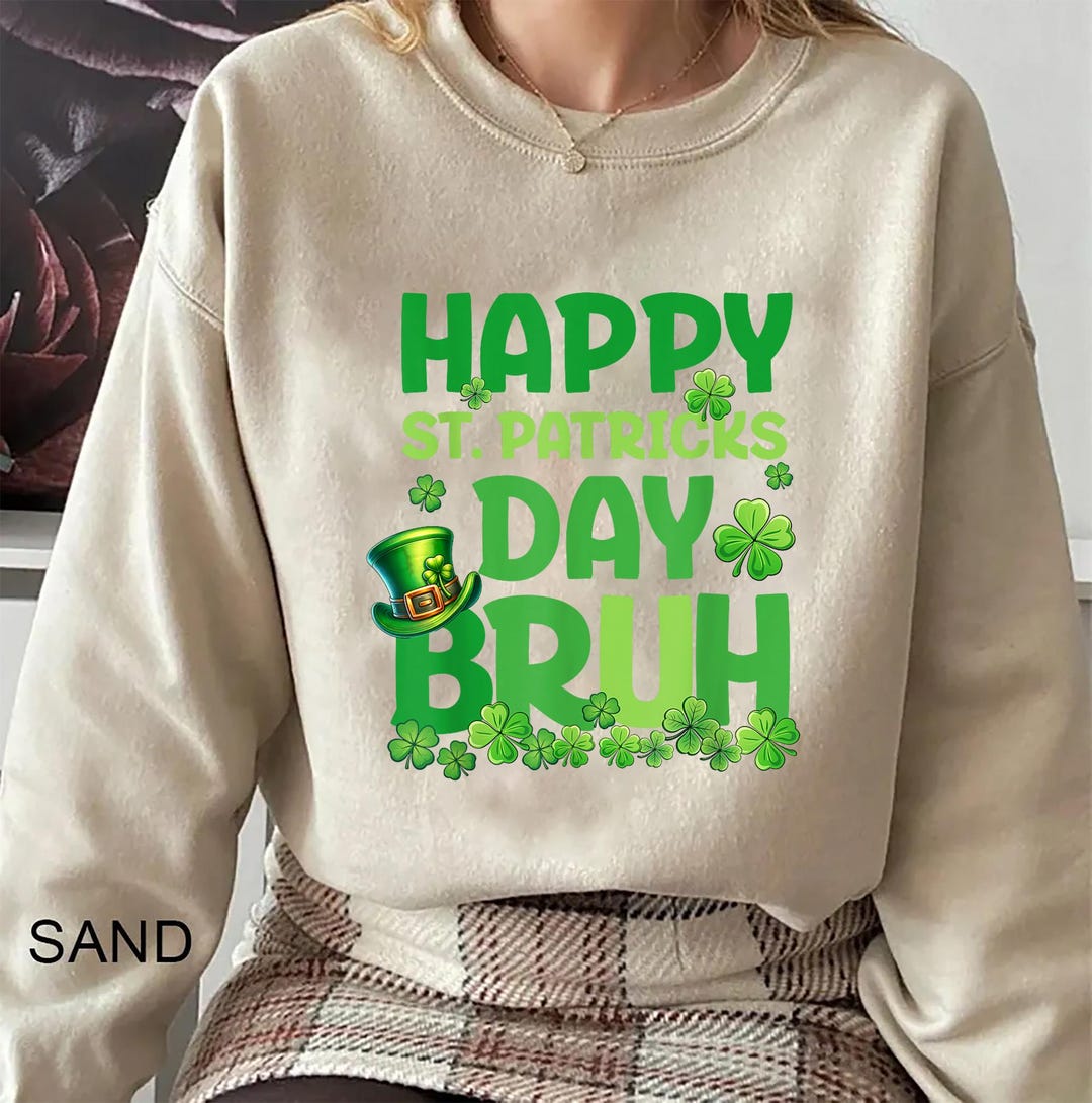 Bruh St Patricks Day Teens Boys Kids Saint Patricks Day Shirt - Etsy