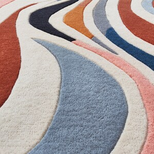 Buy Premium Quality Multicolour Irregular Shape Handmade Tufted Rug ...