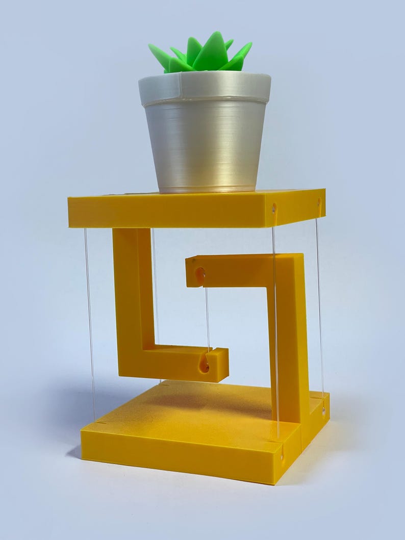 Tensegrity Table, Mini Floating Table 3d, Levitating Desk Decor. Mini Suspended Cube, Floating ...