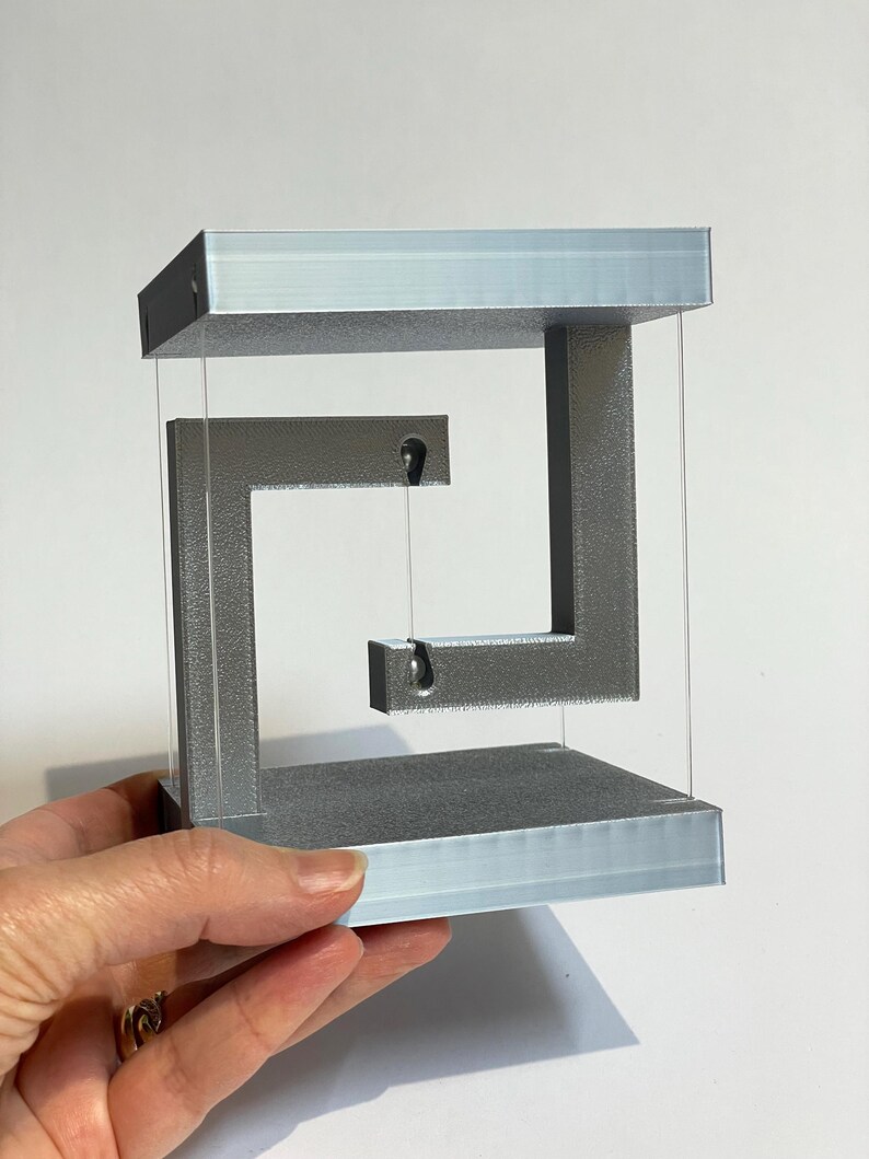 Mini Floating Desk Table. Game of Illusion, Suspended Object. Original ...