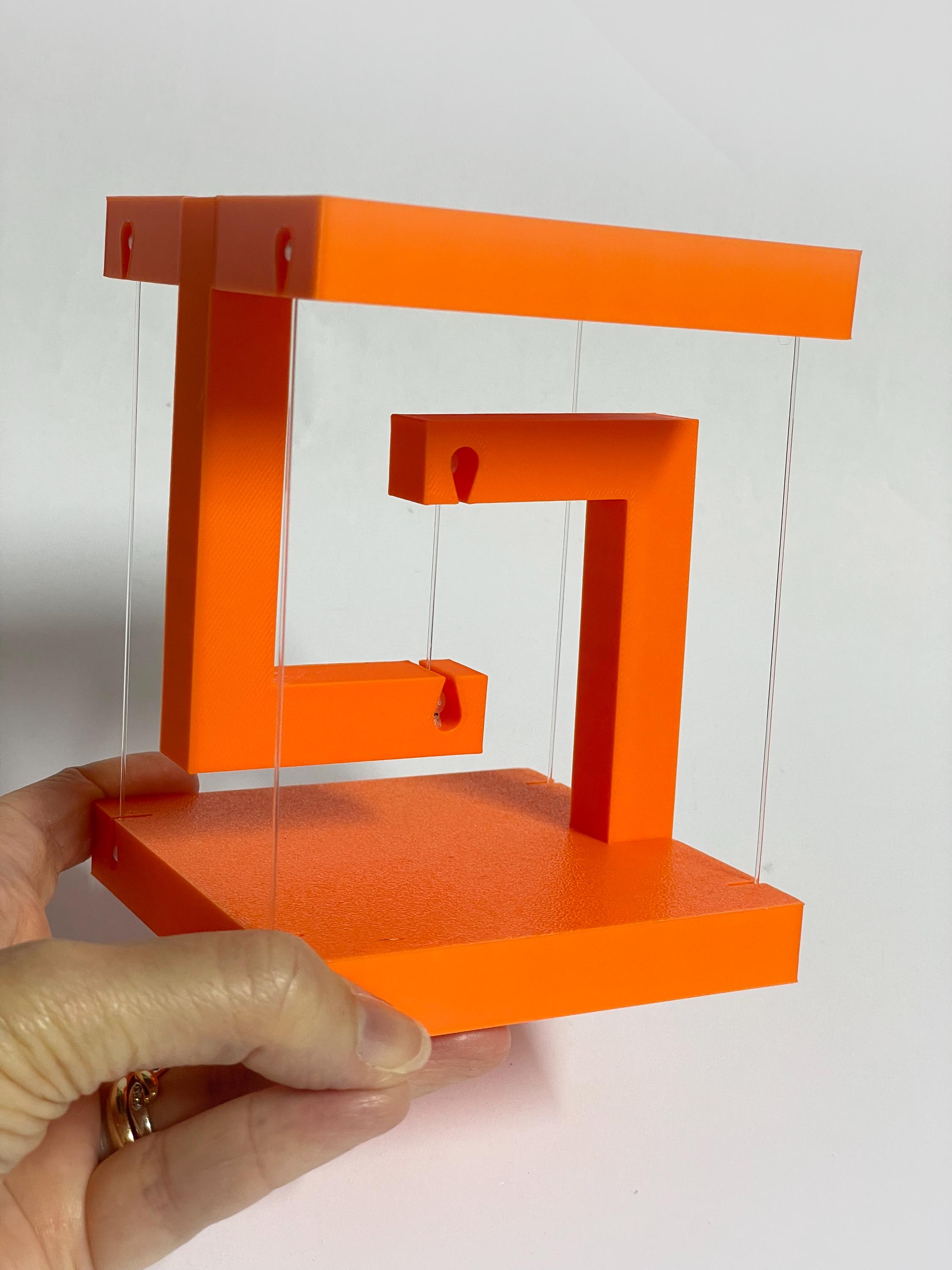 Mini Floating Desk Table. Game of Illusion, Suspended Object. Original ...