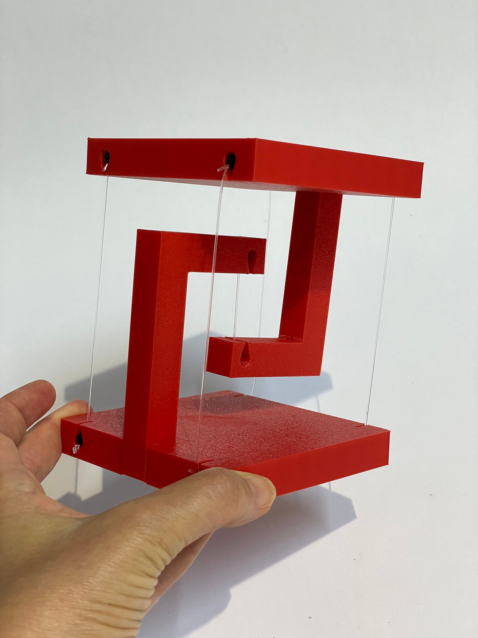 Mini Floating Desk Table. Game of Illusion, Suspended Object. Original ...