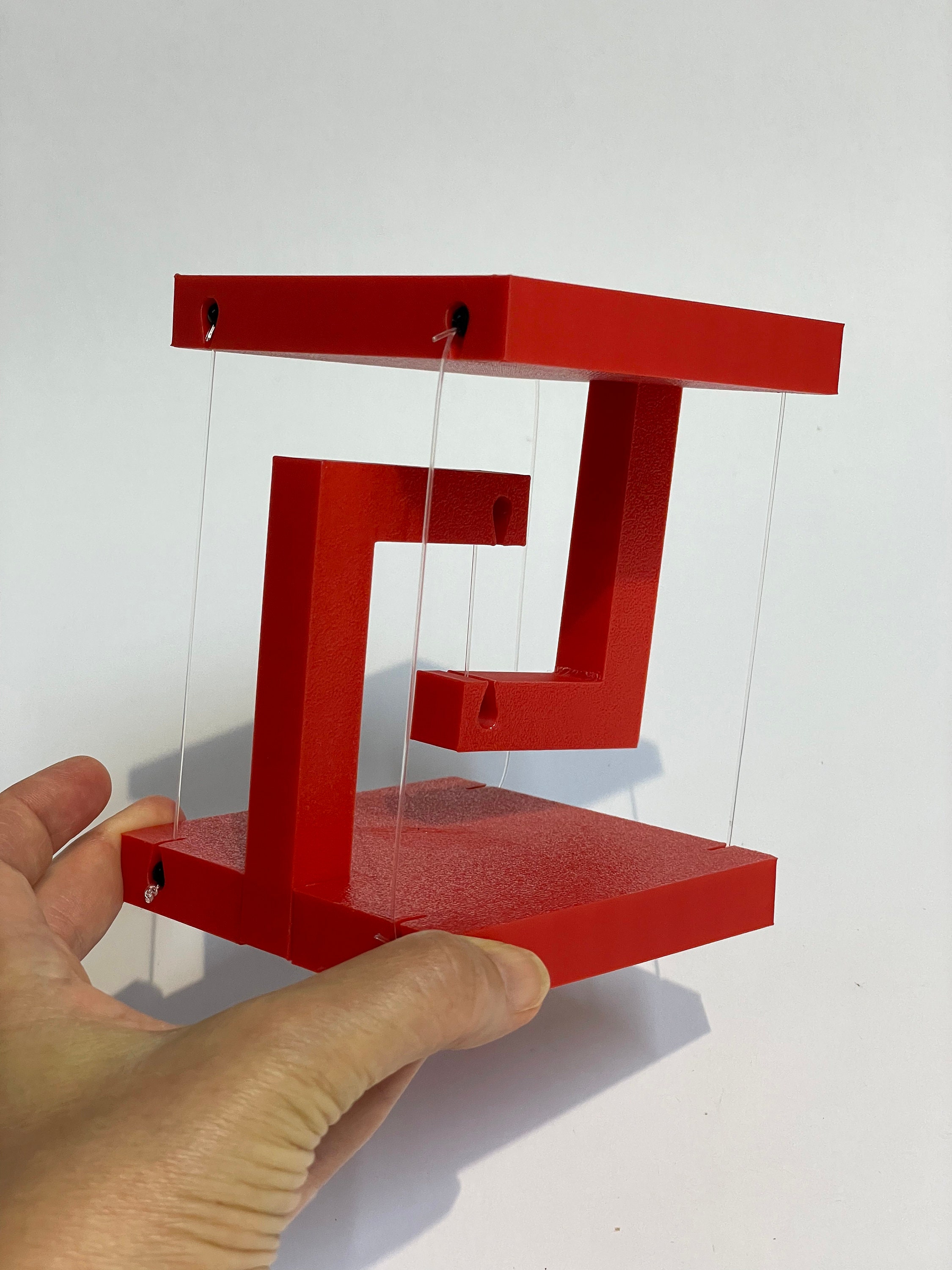 Mini Floating Desk Table. Game of Illusion, Suspended Object. Original ...