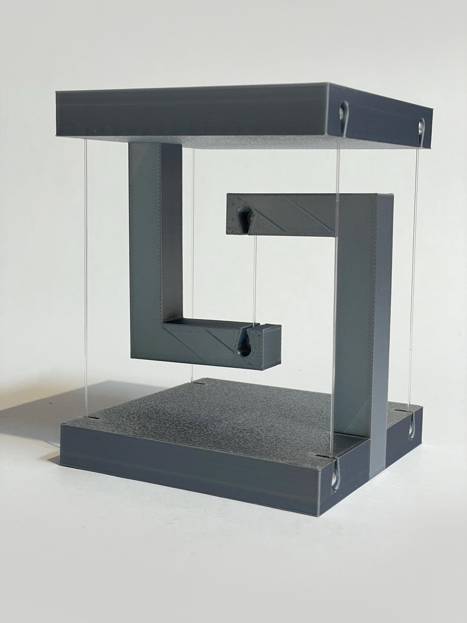 Mini Floating Desk Table. Game of Illusion, Suspended Object. Original ...