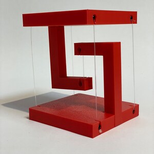 Mini Suspended Cube, Mini Floating Table, Magical Ornament. Tensegrity ...