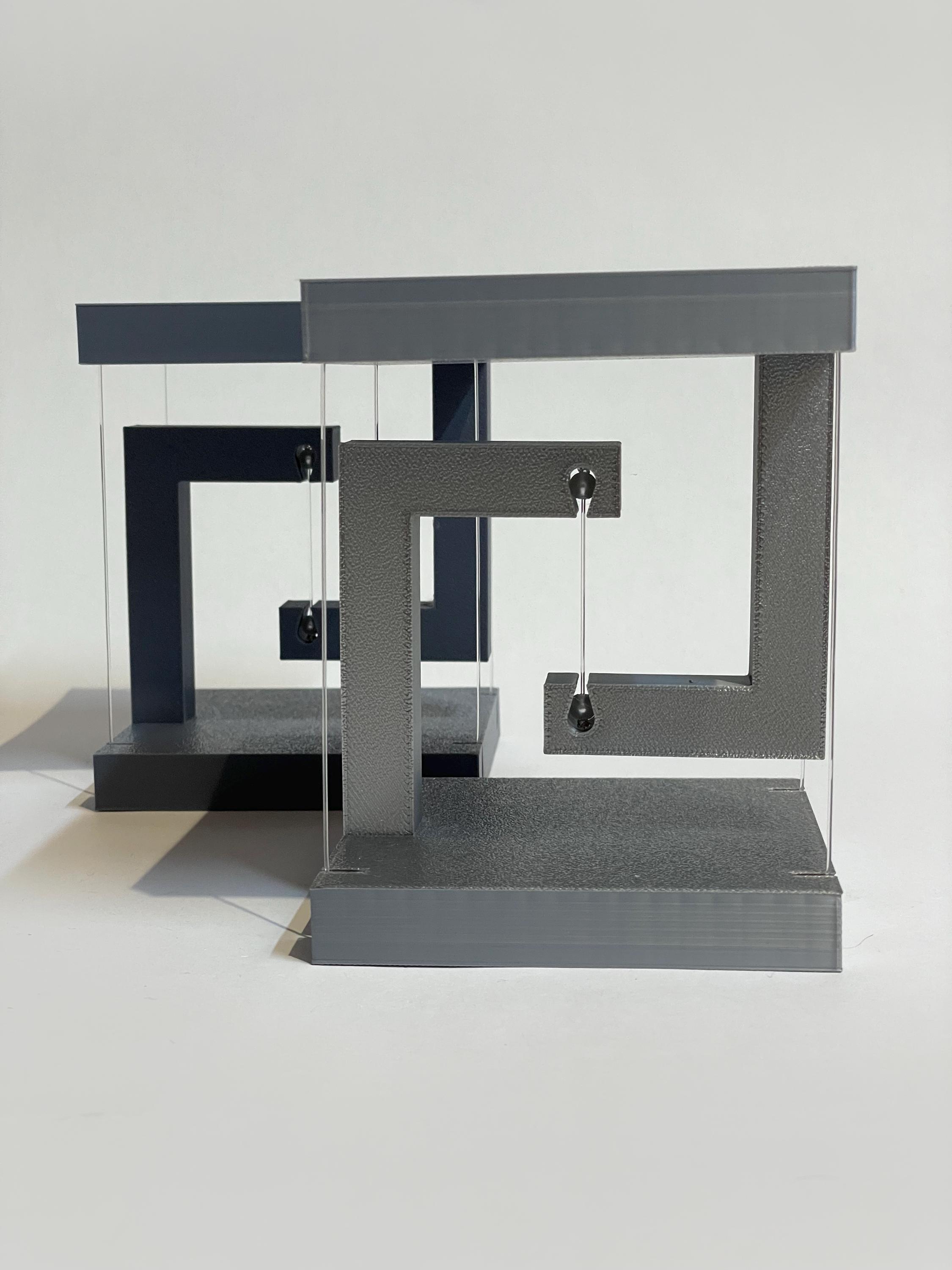 Mini Floating Desk Table. Game of Illusion, Suspended Object. Original ...