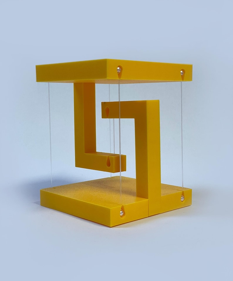 Tensegrity Table, Mini Floating Table 3d, Levitating Desk Decor. Mini ...