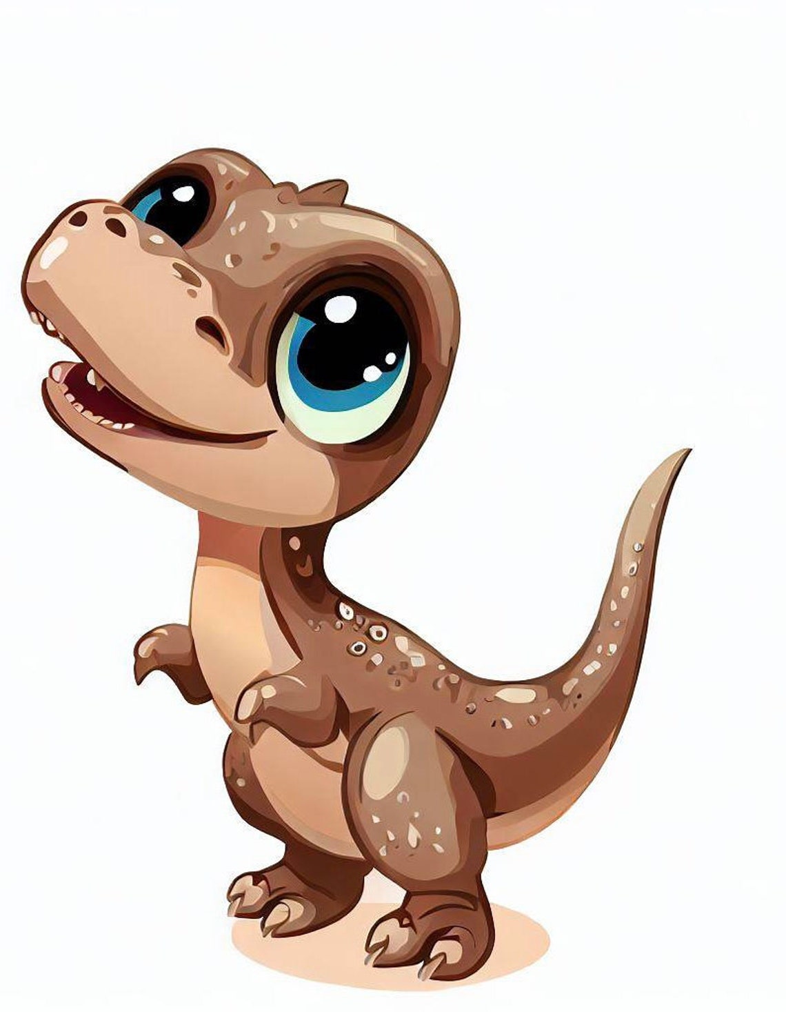 4 Cute Dinosaur Prints - Digital - Etsy
