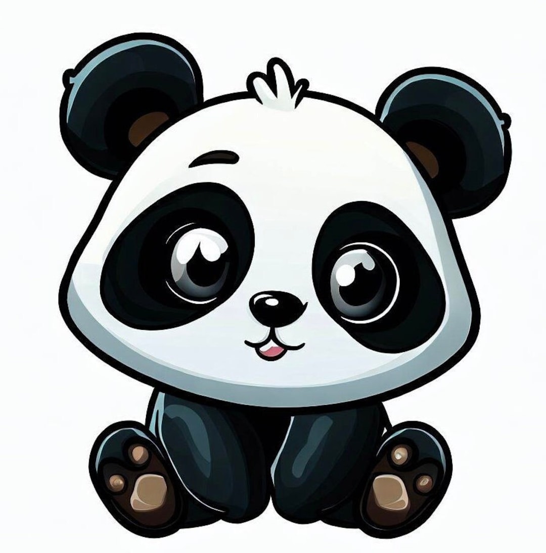 Cute Printable Panda-digital Print, Art Print, Nursery Decor - Etsy